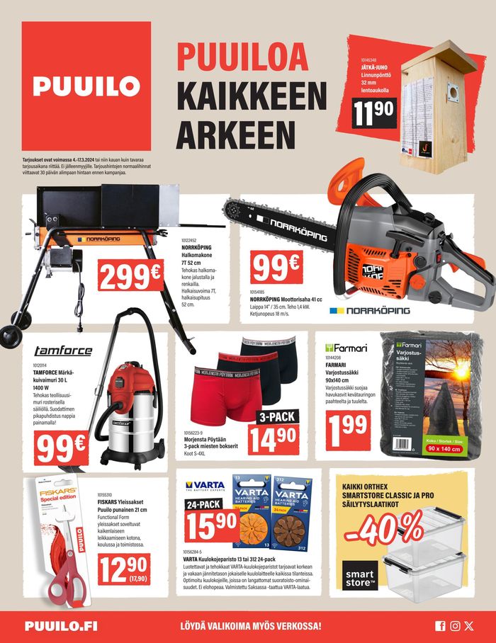 Puuilo Kaarina - Jännekatu 1 | Tarjoukset & Aukioloajat | Tiendeo